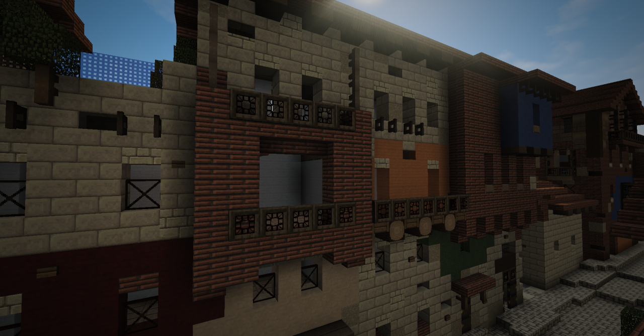 Roman insula with storage boxes Minecraft Map