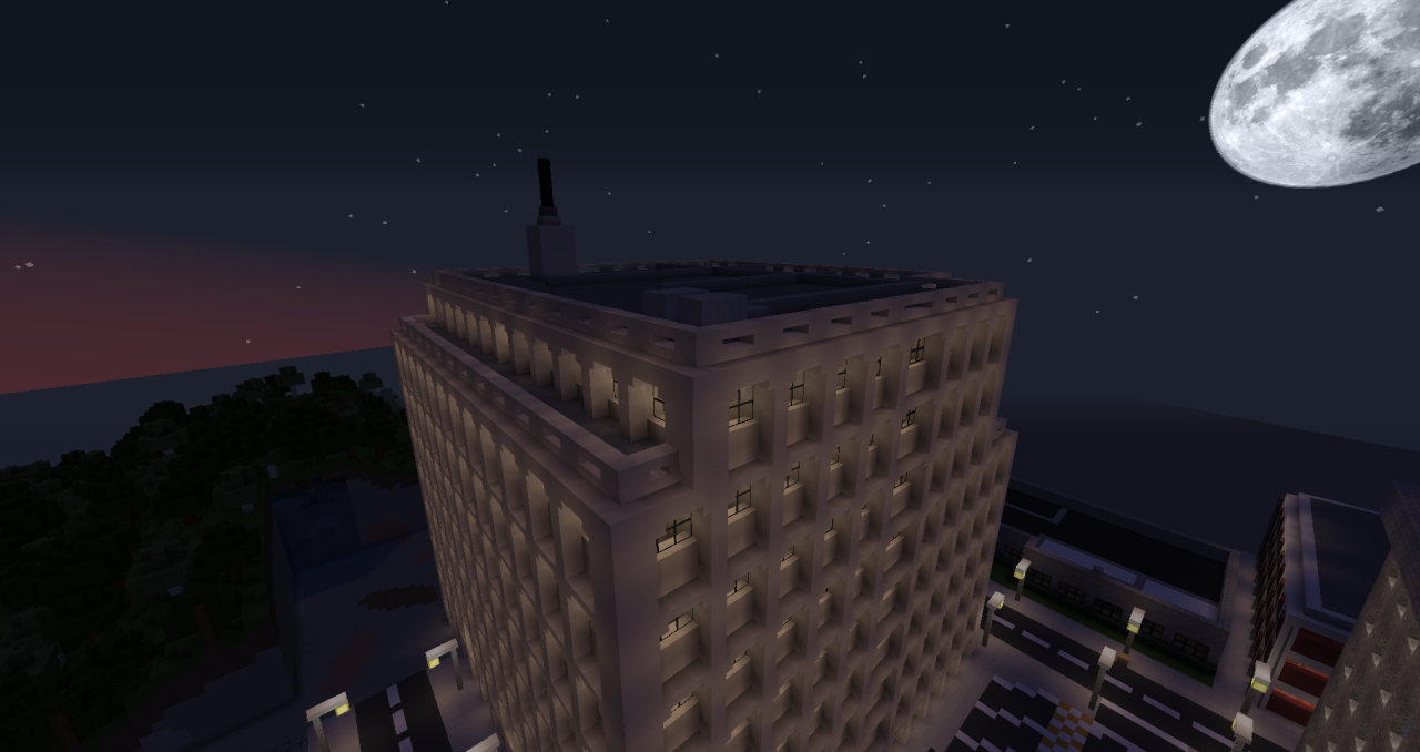 sandstone office complex Minecraft Map