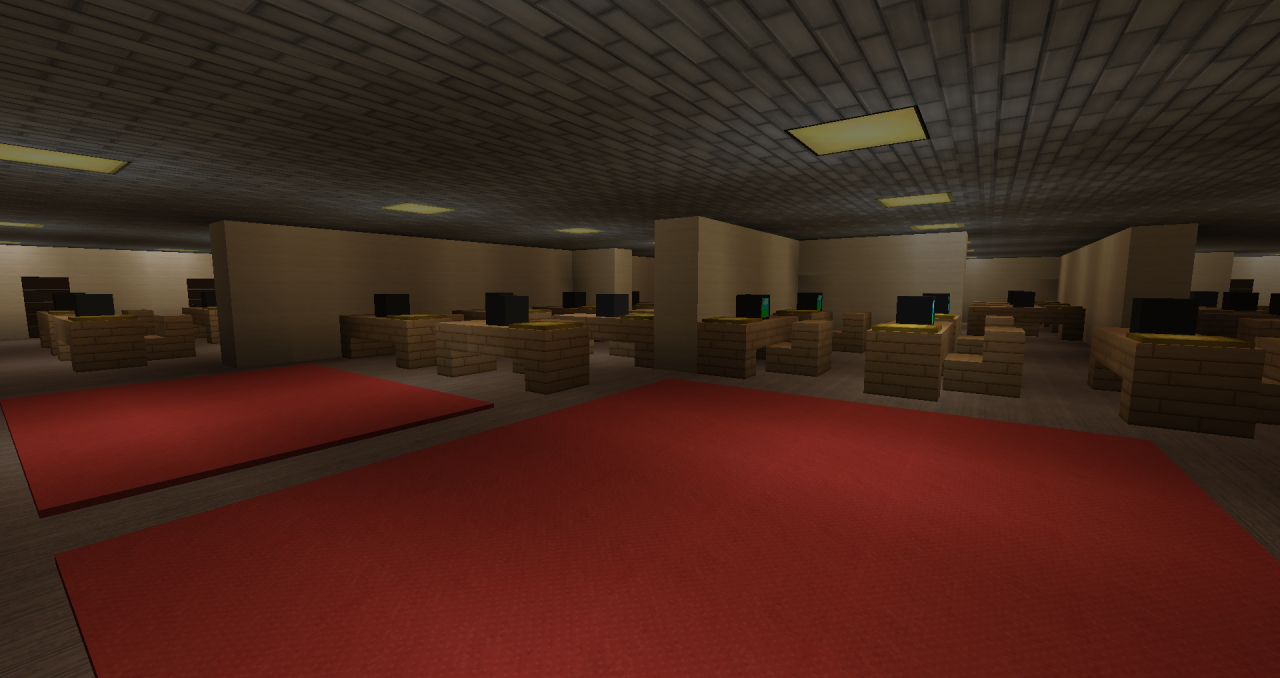 sandstone office complex Minecraft Map