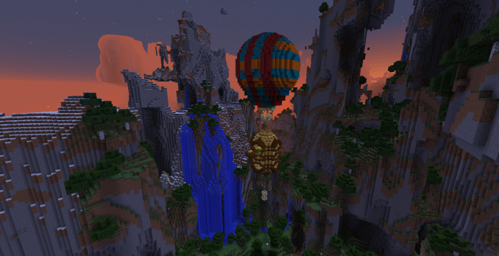 Schematic: Scholar's Balloon House Minecraft Map