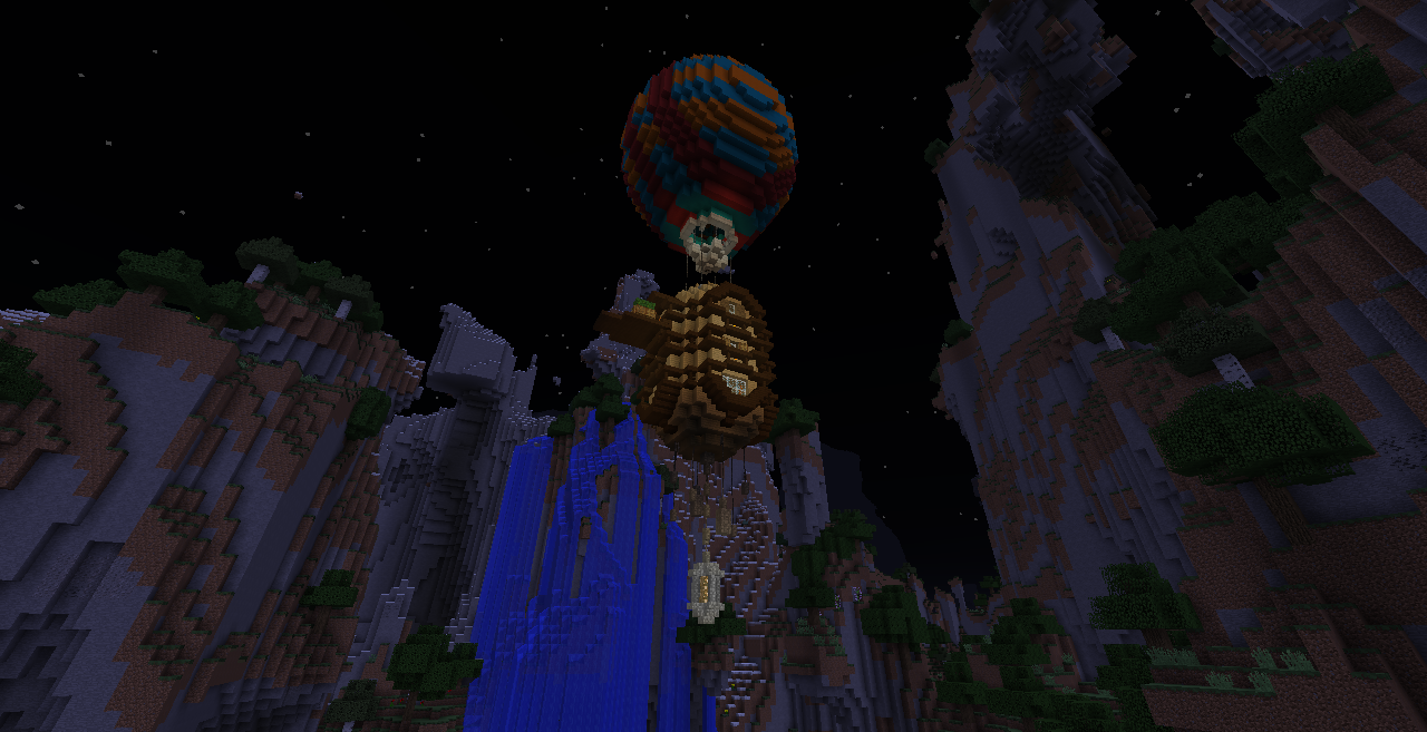 Schematic: Scholar's Balloon House Minecraft Map