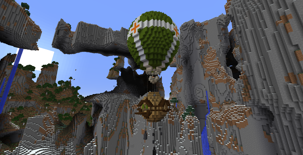 Schematic: Small Balloon House Minecraft Map