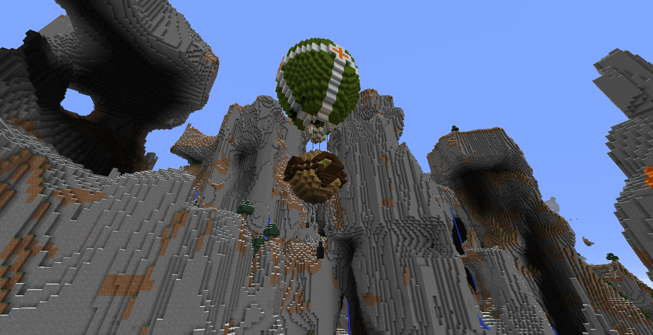 Schematic: Small Balloon House Minecraft Map