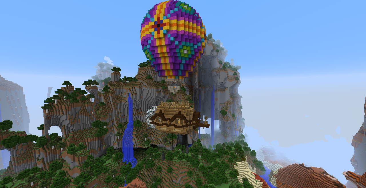 Schematic: Type-02 Oval Balloon House Minecraft Map