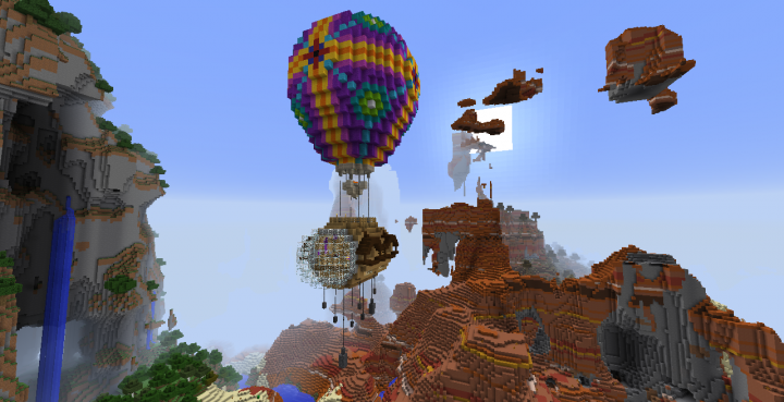 Schematic: Type-02 Oval Balloon House Minecraft Map