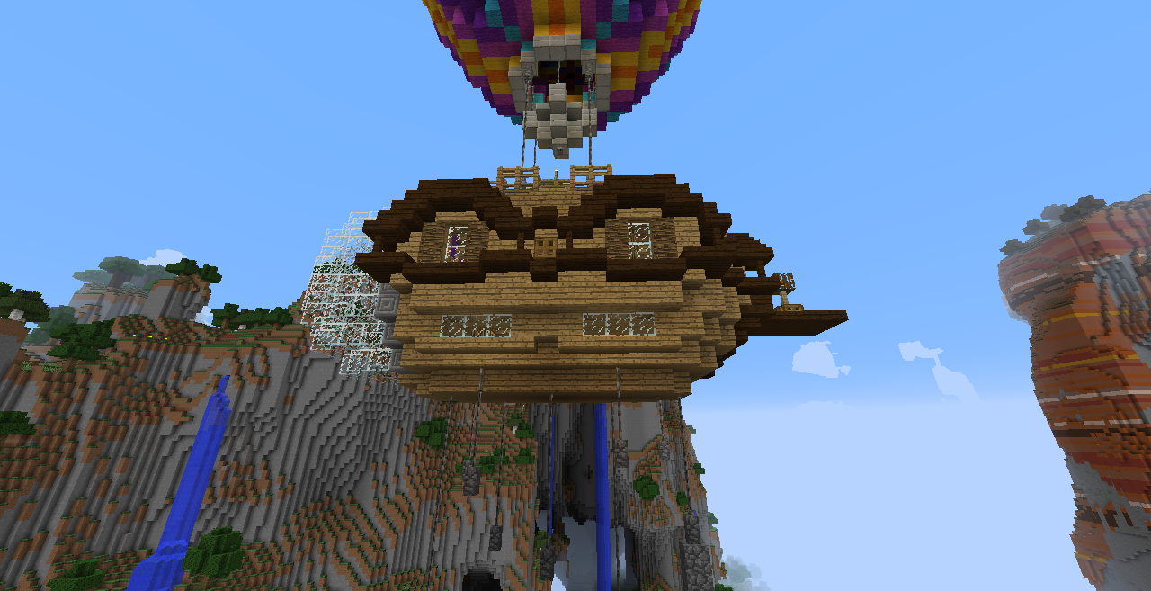 Schematic: Type-02 Oval Balloon House Minecraft Map