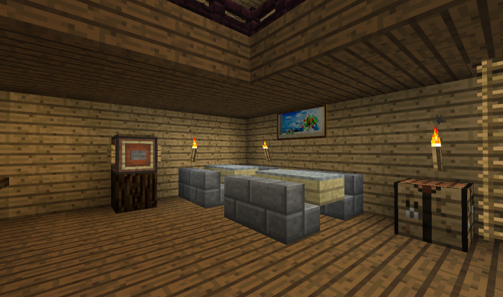 Wooden Bar & Hotel Minecraft Map