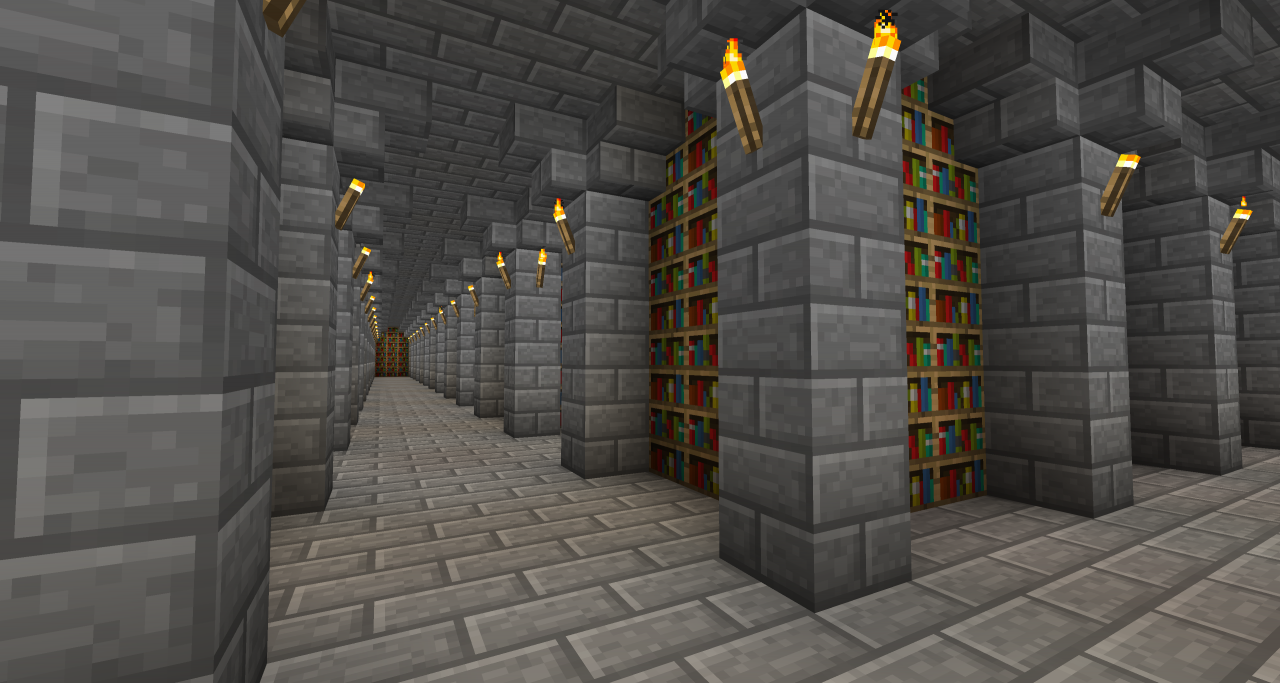Fantasy Library Minecraft Map