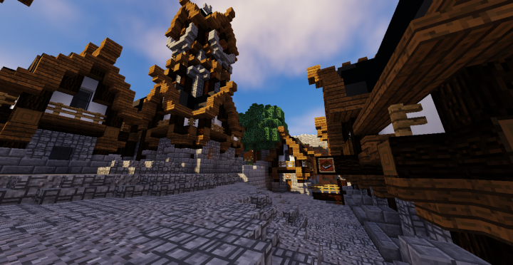 Syrene , a Coastal Town Minecraft Map