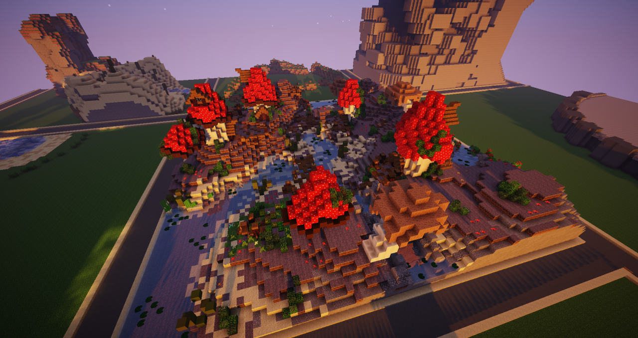 Mushroom Plot Build Minecraft Map