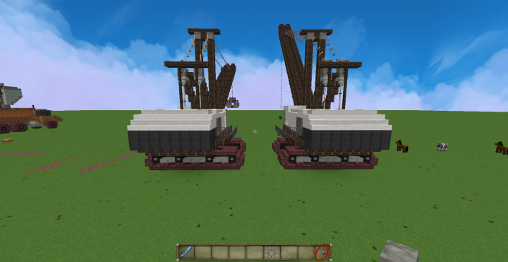 The LIMA 2400 Crane ( hook & clamshell ) Minecraft Map