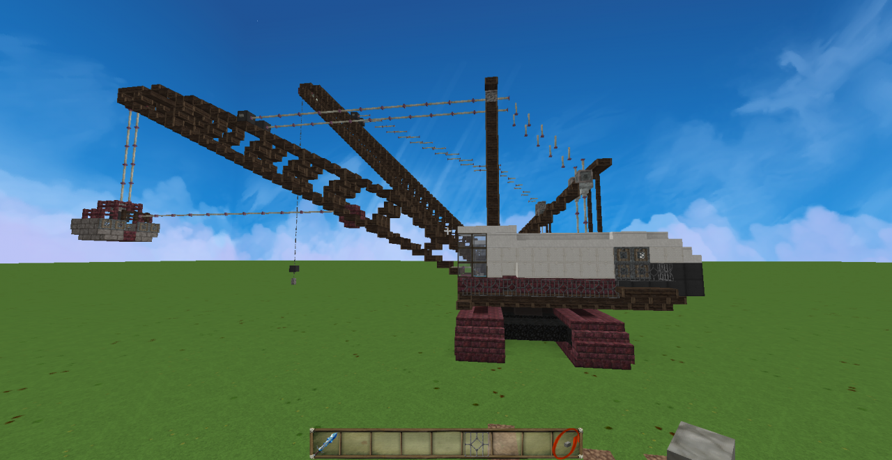 The LIMA 2400 Crane ( hook & clamshell ) Minecraft Map