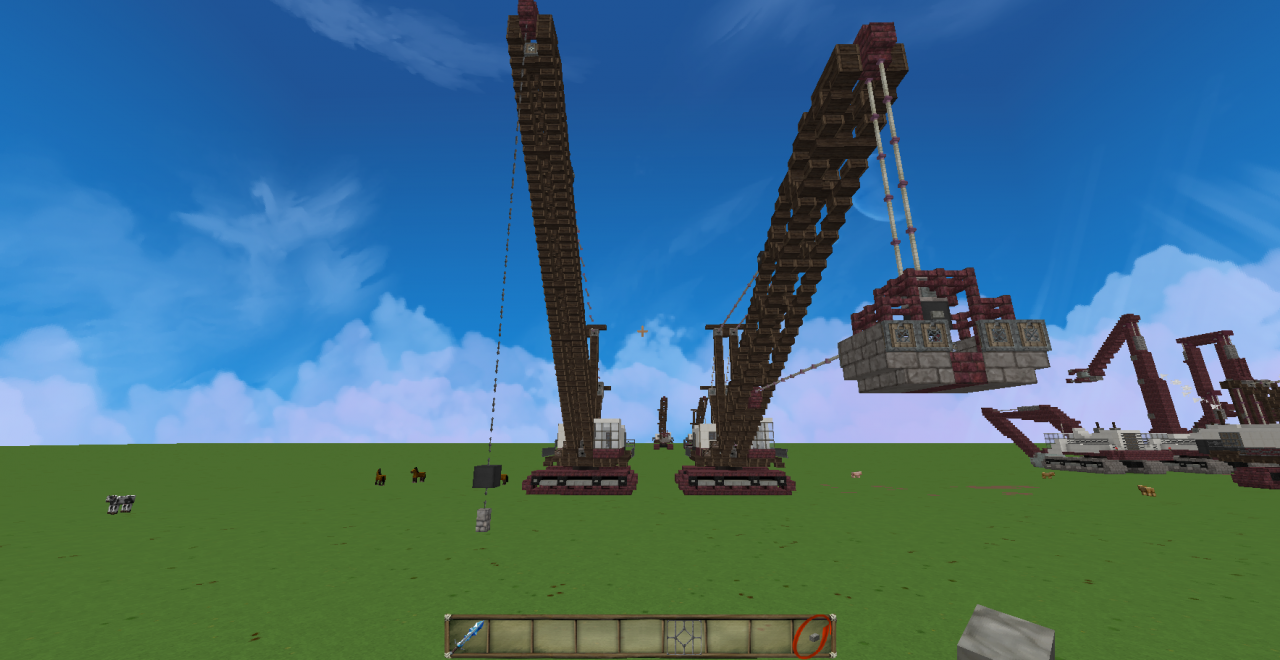 The LIMA 2400 Crane ( hook & clamshell ) Minecraft Map