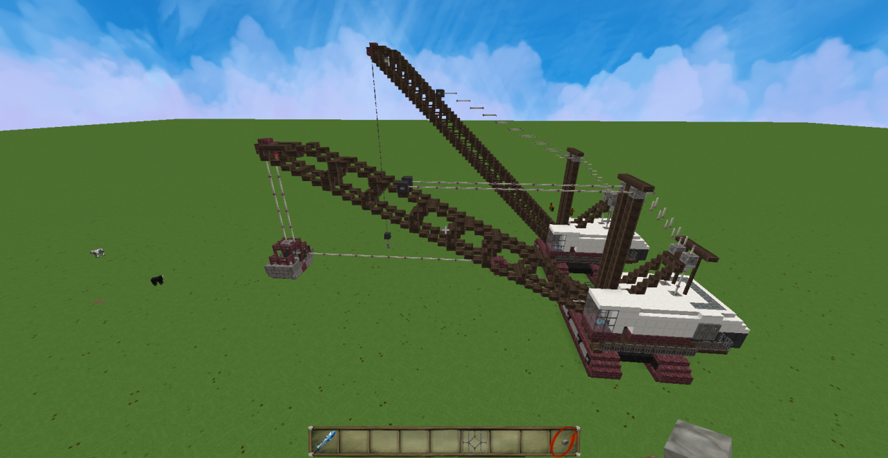 The LIMA 2400 Crane ( hook & clamshell ) Minecraft Map