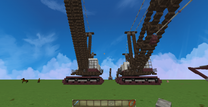 The LIMA 2400 Crane ( hook & clamshell ) Minecraft Map