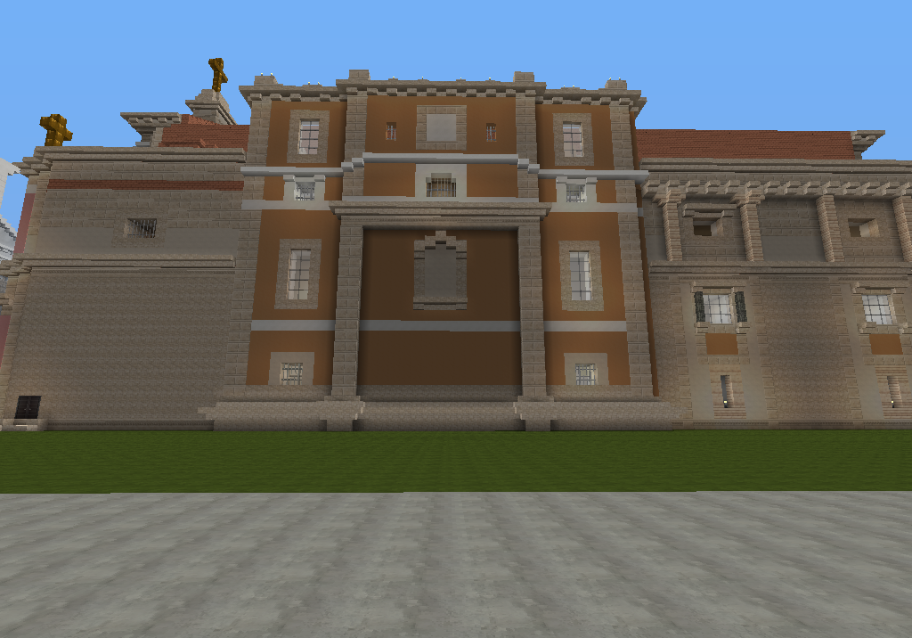 second try of making a beautiful church Minecraft Map