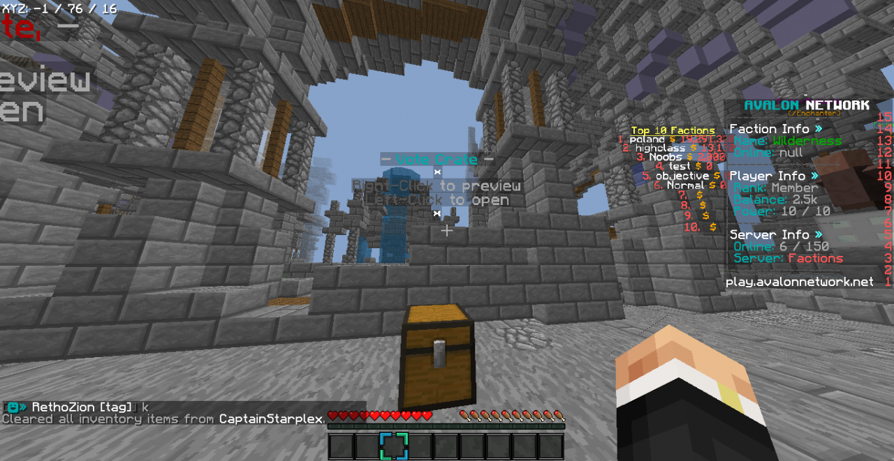 Avalon Network Minecraft Server