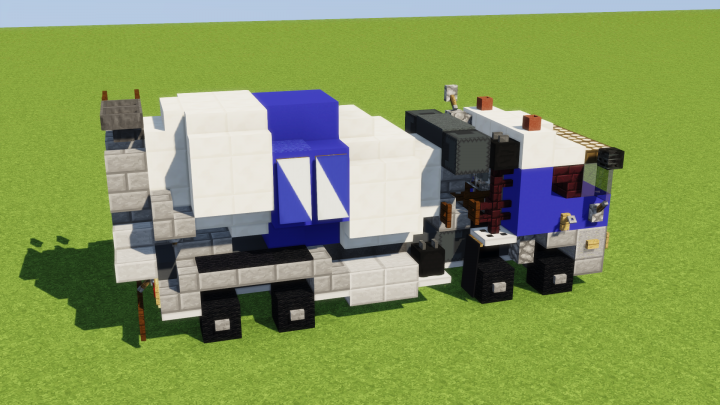 Concrete Mixer Truck Minecraft Map