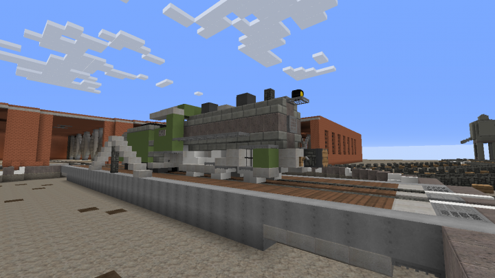 Baldwin Loco. Works No. 26: Steam Locomotive Minecraft Map