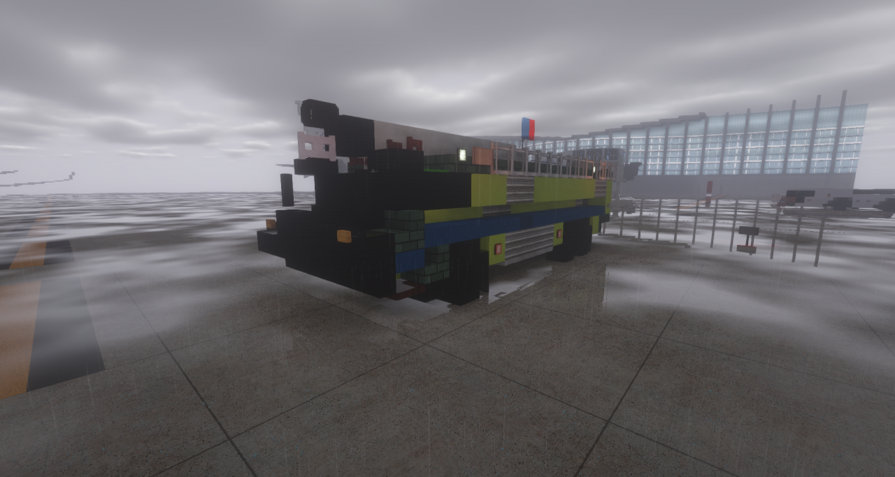 LAX/LAFD Rosenbauer 6x6 Panther Firetruck Minecraft Map