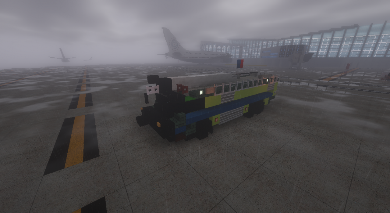LAX/LAFD Rosenbauer 6x6 Panther Firetruck Minecraft Map