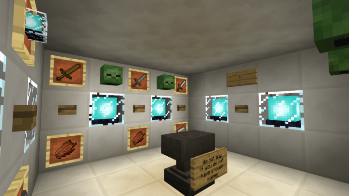 ZOMBIE PVP MASTERS PE Minecraft Map