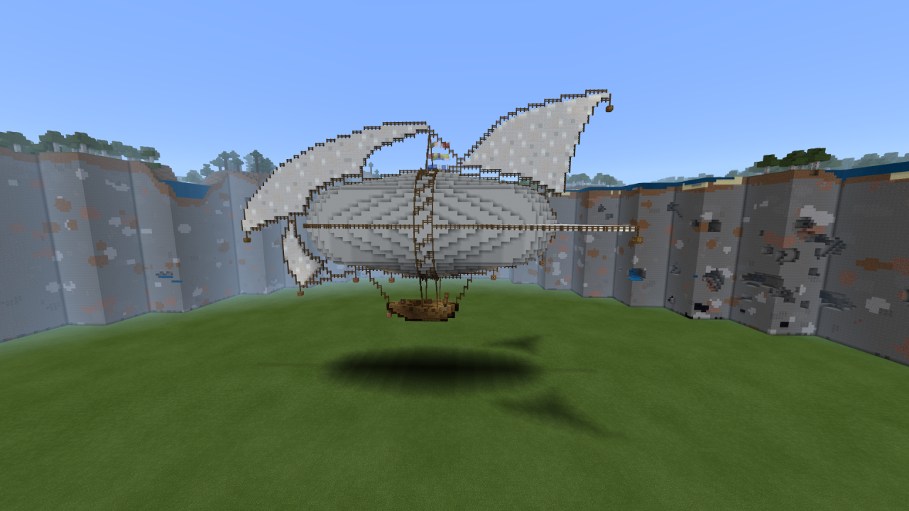 Airship SST-BL2 "Squalo" (Shark) Bedrock Edition Minecraft Map