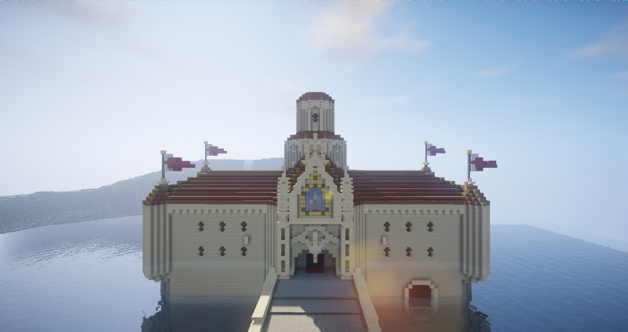 Princess Peach's Castle - Super Smash Bros Melee Minecraft Map