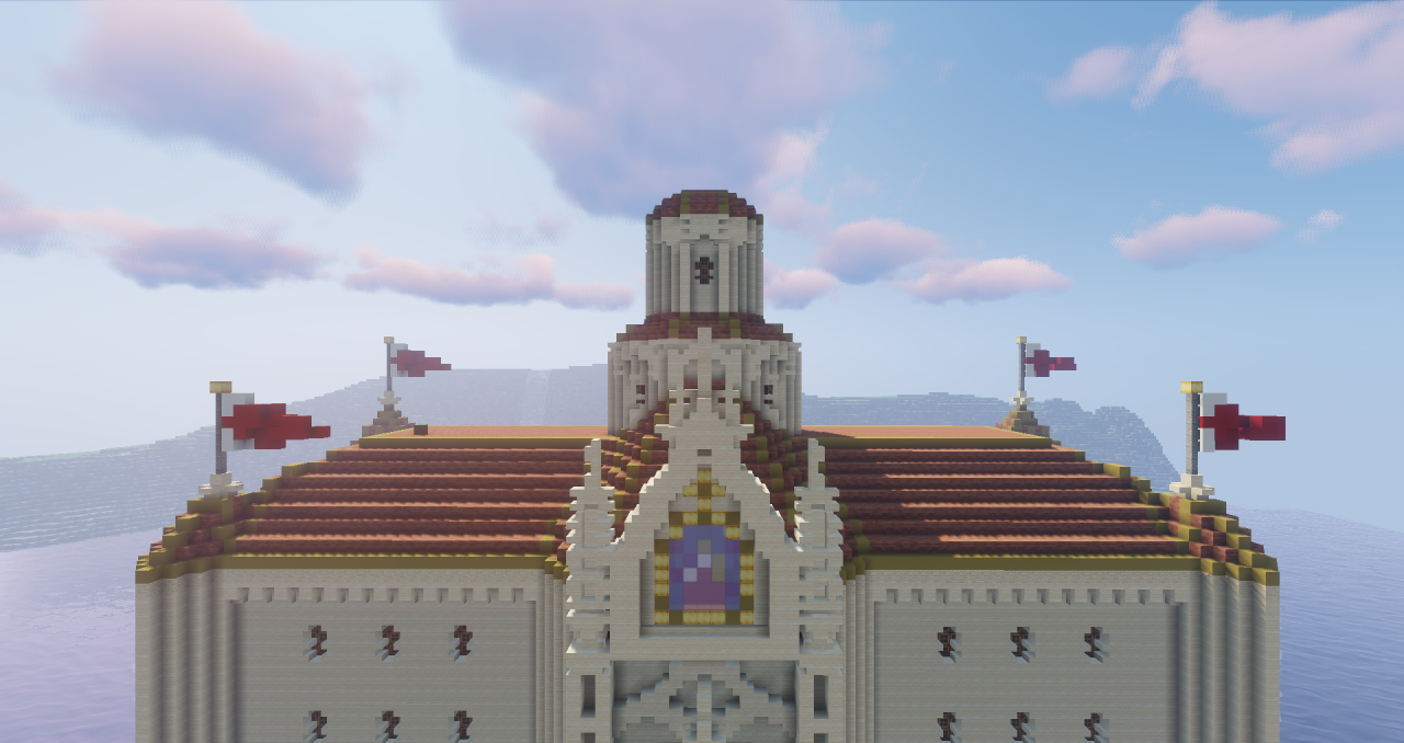 Princess Peach's Castle - Super Smash Bros Melee Minecraft Map