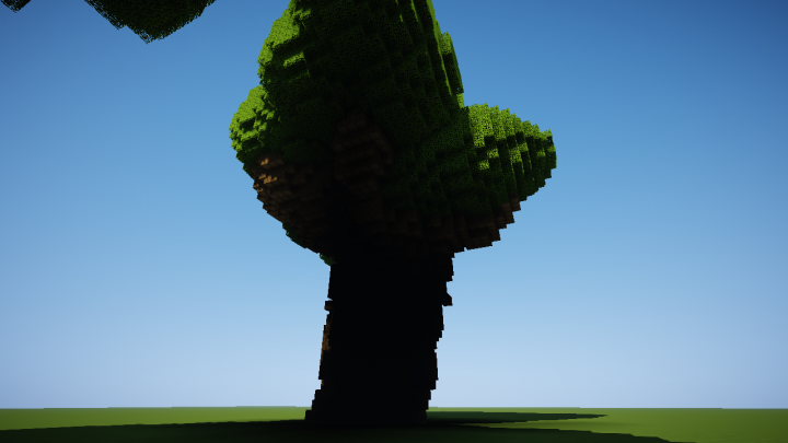 Tall Bulky Oak Tree Minecraft Map