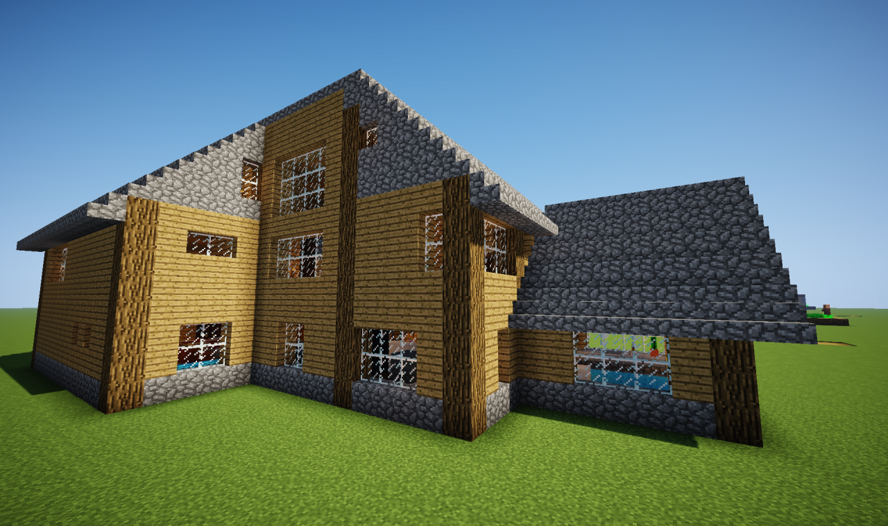 CABIN MANSION! Schematic! Minecraft Map