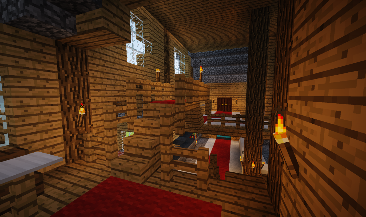CABIN MANSION! Schematic! Minecraft Map