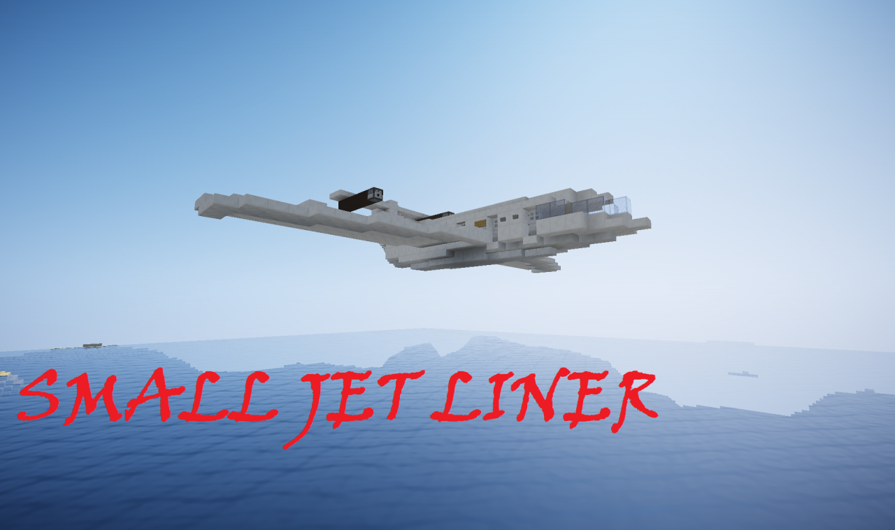 SMALL JET LINER! Schematic Minecraft Map