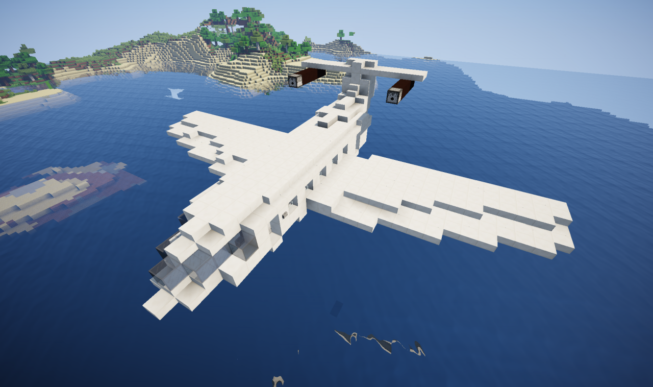 SMALL JET LINER! Schematic Minecraft Map