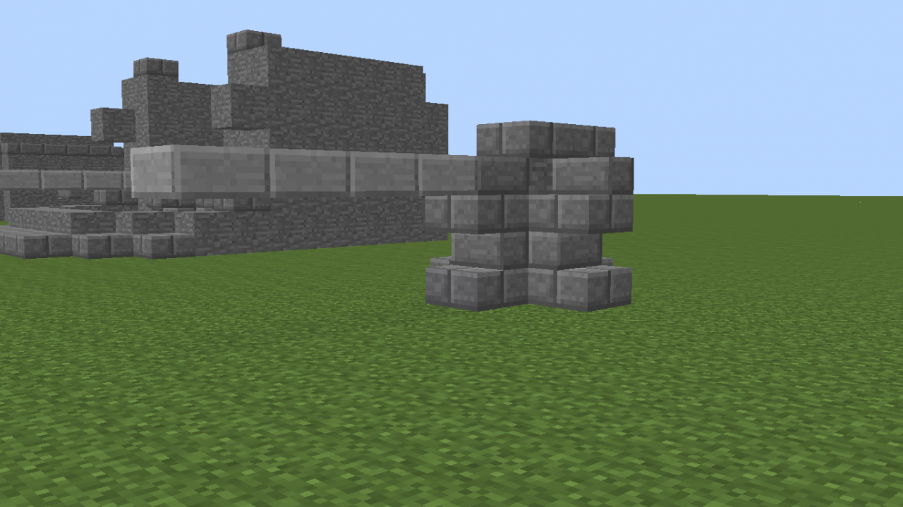 Naval artillery bunker 105mm Minecraft Map