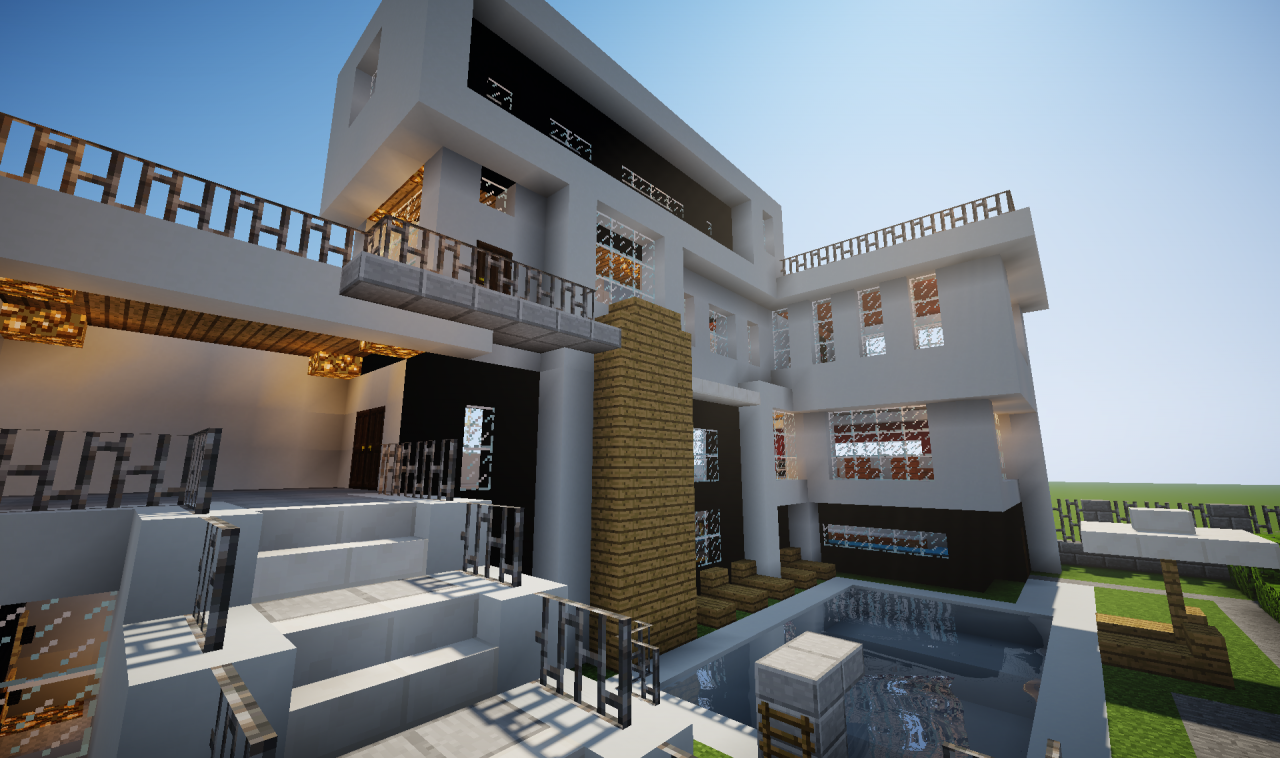 Stingray's Modern House & Yard! Minecraft Map