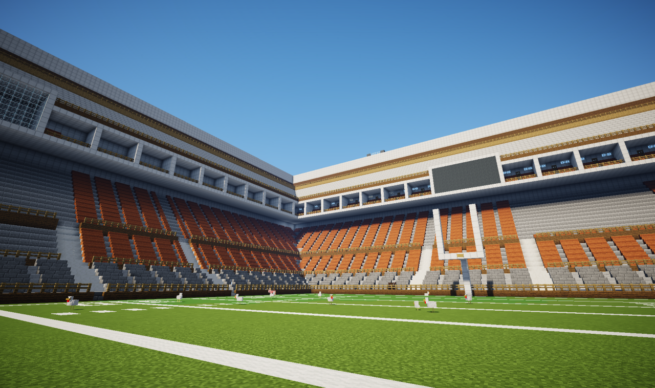 FOOTBALL STADIUM! VERY LARGE! Minecraft Map