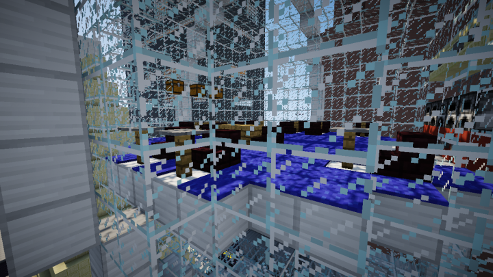 Glass Globe City Tower Minecraft Map