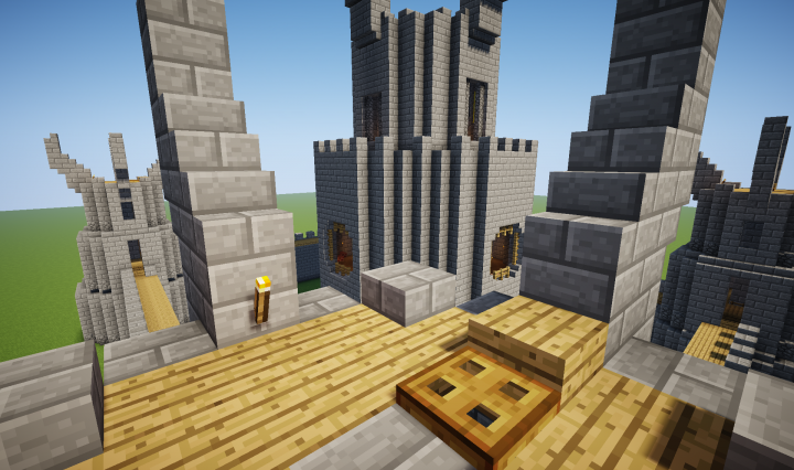 MEDIEVAL CASTLE - Schematic! Minecraft Map