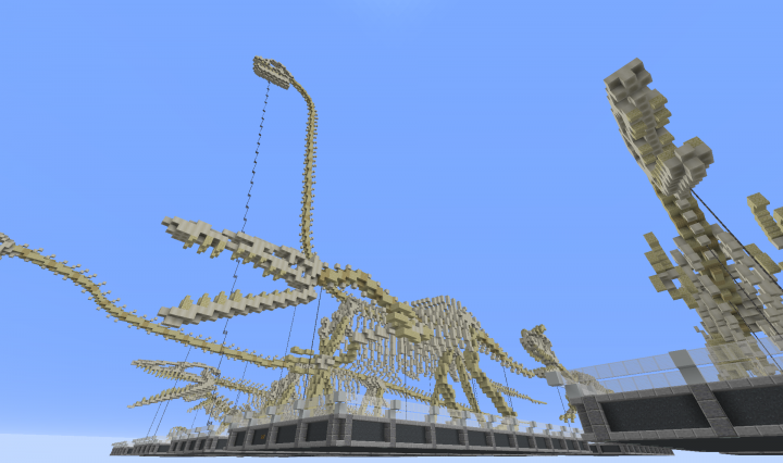 Dinosaur Fossils [Pack 2] - Jurassic and Cretaceous dinosaurs Minecraft Map