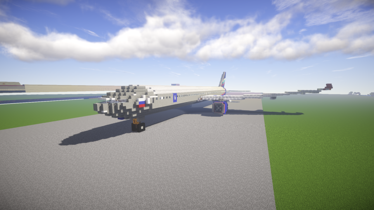 Boeing 757-300 "Aeroflot" Minecraft Map