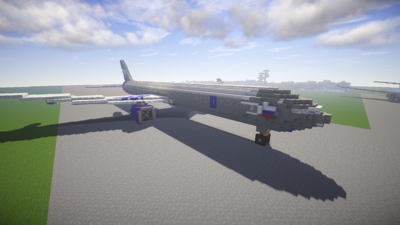 Boeing 757-300 "Aeroflot" Minecraft Map