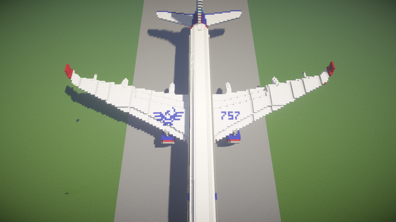 Boeing 757-300 "Aeroflot" Minecraft Map