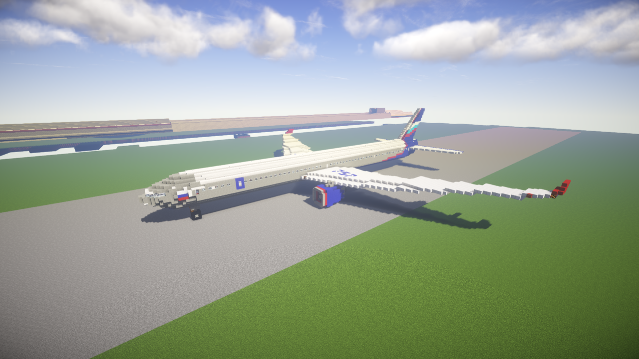 Boeing 757-300 "Aeroflot" Minecraft Map