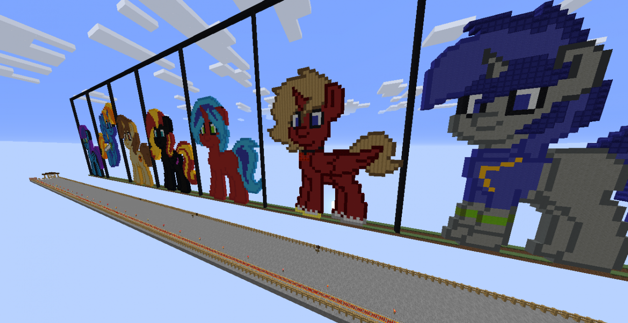 MLP OC Pixel World. Minecraft Map