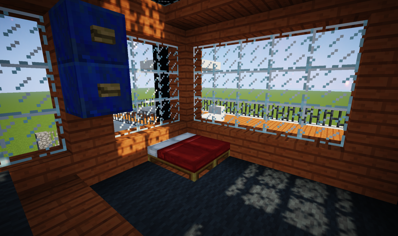 SIMPLE MODERN HOUSE +Yard Minecraft Map