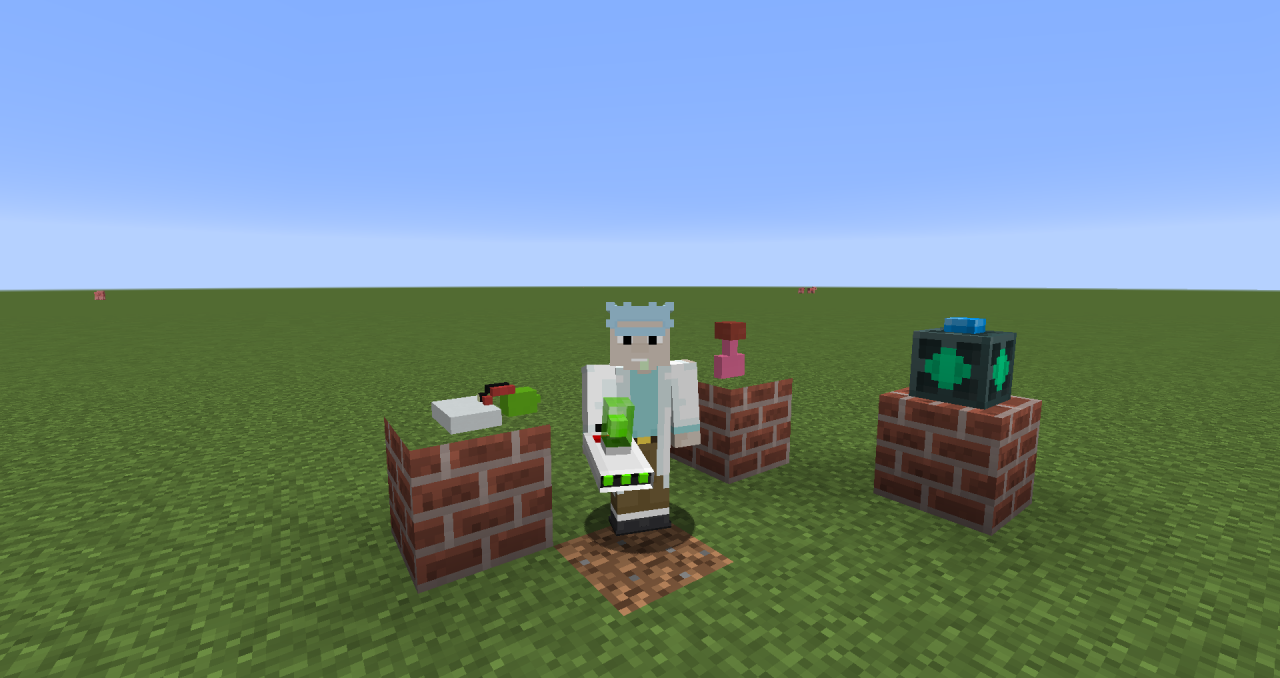 Rick and Morty 3D Texture Pack WIP Minecraft Texture Pack