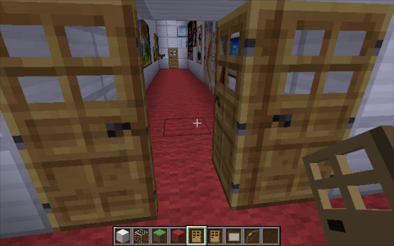 Mansion with halls Minecraft Map
