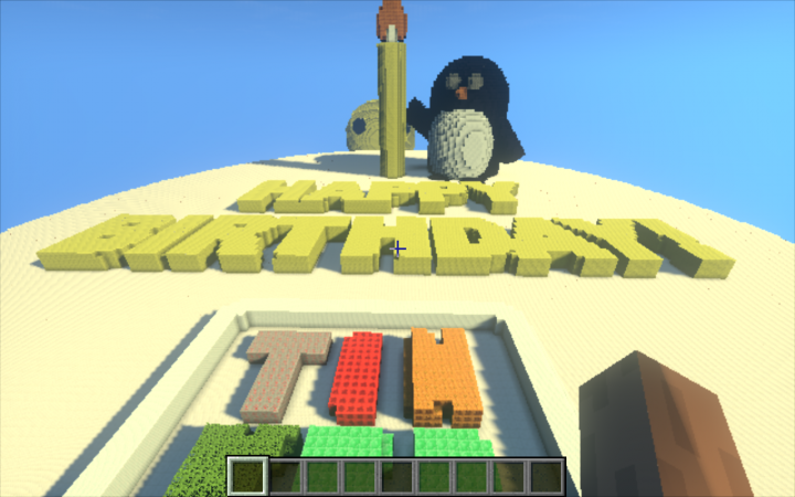 Happy Birthday Minecraft Map