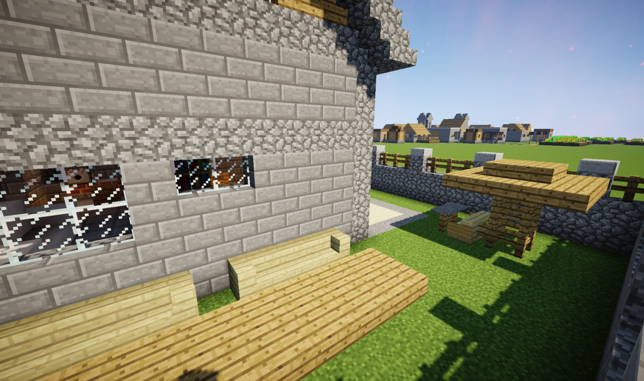 COBBLESTONE COUNTRY HOUSE +Yard and Treehouse! Minecraft Map